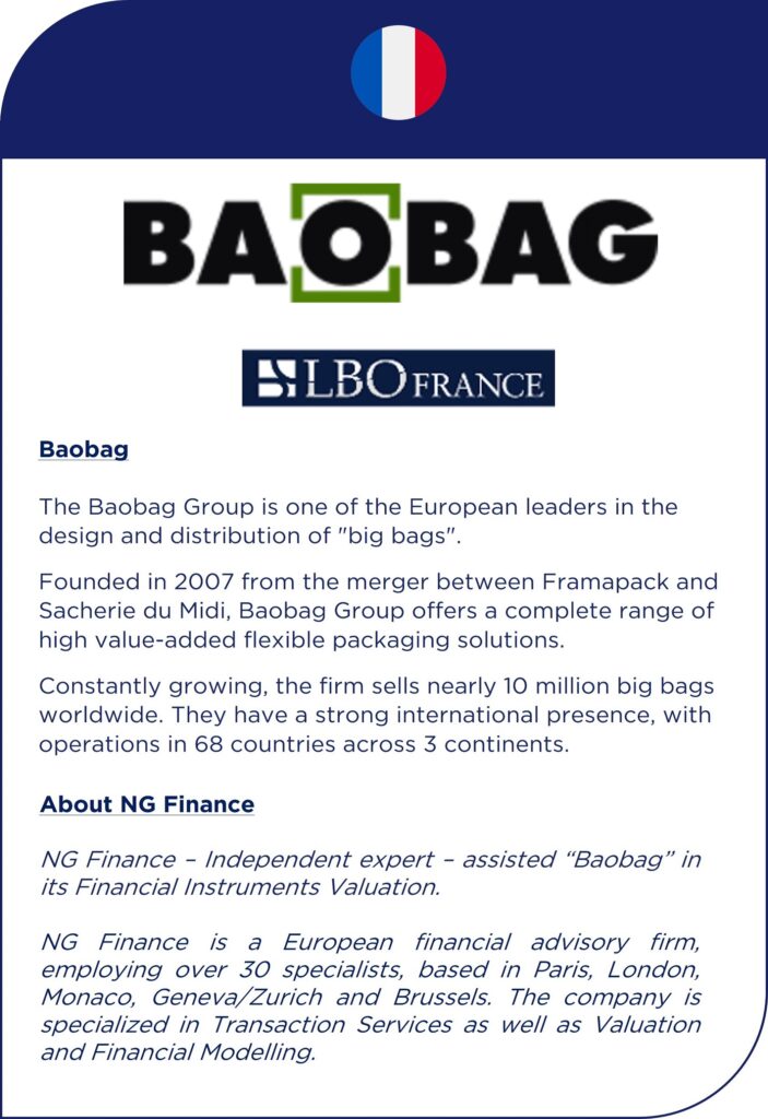 NG Finance a assisté BAOBAG dans sa valorisation d'instruments ...