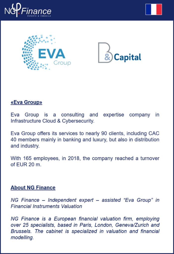 EVA Group - NG Finance a accompagné la société EVA Group dans sa ...